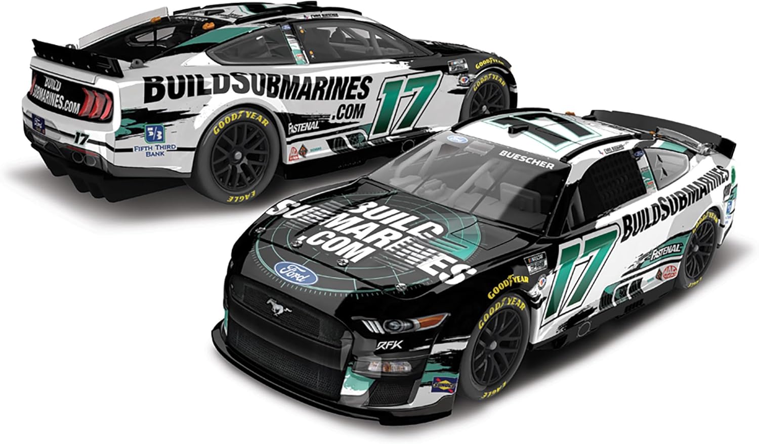 Amazon.com: Lionel Racing Chris Buescher 2023 BuildSubmarines.com 1:24 ...