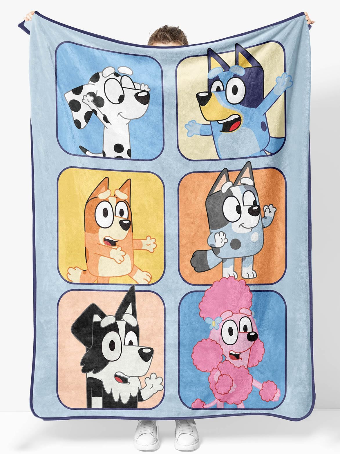 Amazon.com: Jay Franco Bingo Plush Mini Pillow Buddy & 40 x 50 Inch ...