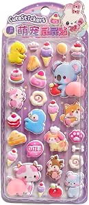 Amazon.com: 3D Stickers | Reusable Funny Cartoon Stickers - Kids ...