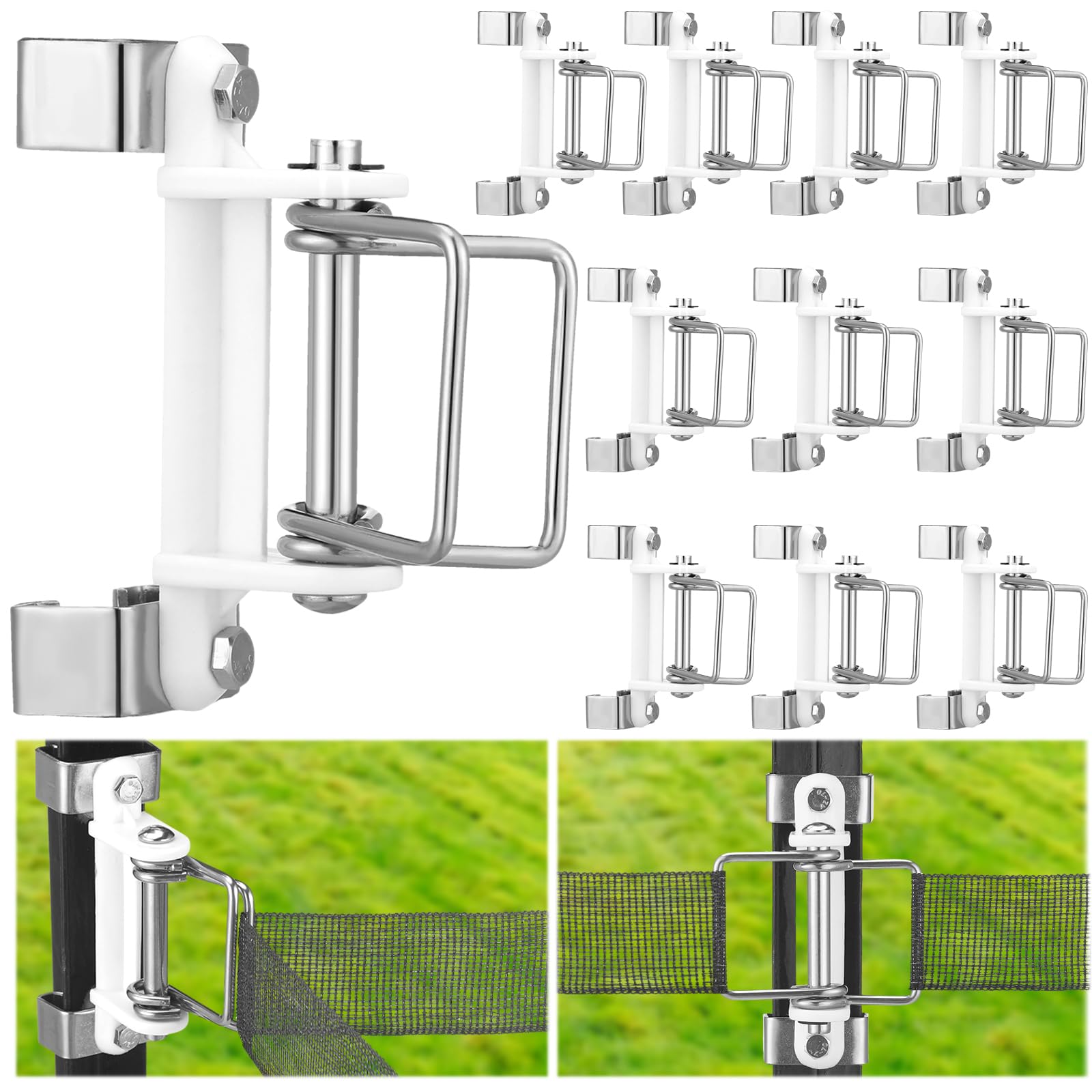 Amazon.com : Blulu 10 Pcs T Post Polytape Corner Insulator Electric ...