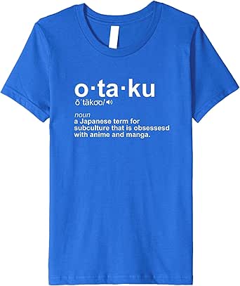 Amazon.com: Otaku Definition Anime Manga Cosplay Japanese Culture Shirt ...