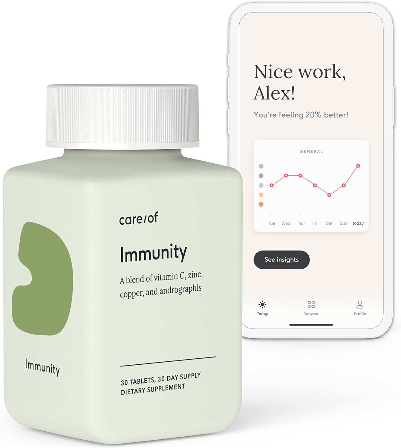 Amazon.com: Care/of Immune Support Supplement - Immunity Vitamins and ...