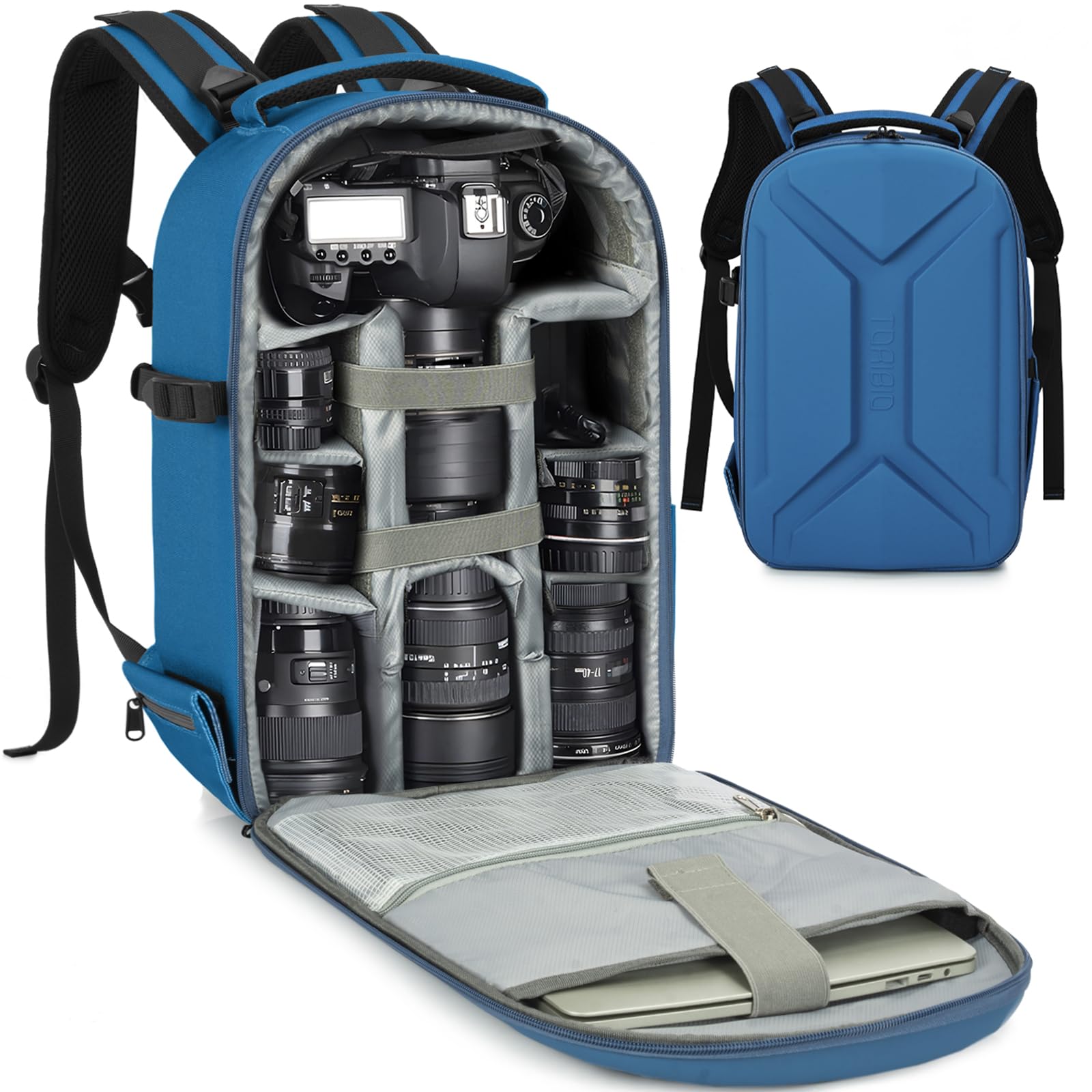Amazon.com : TORIBIO Hardshell Camera Backpack, DSLR/SLR/Mirrorless ...