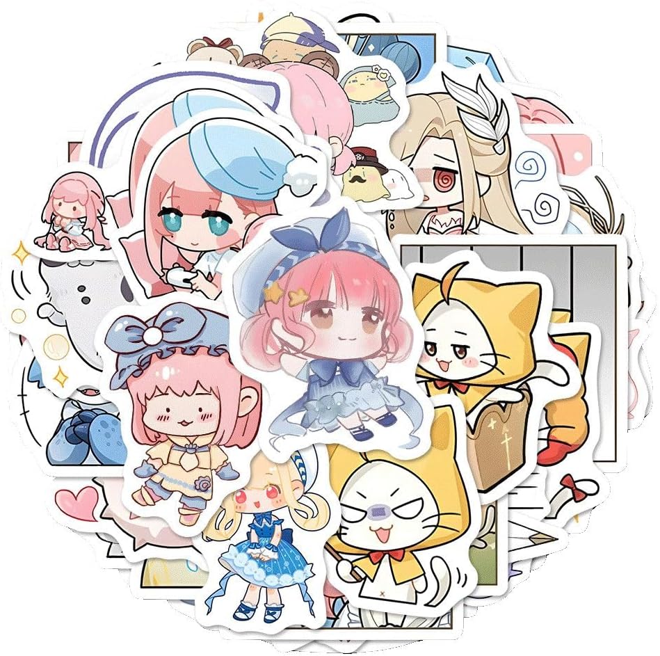 Amazon.com: 168pcs Infinity Nikki Stickers Cute momo Game Waterproof ...