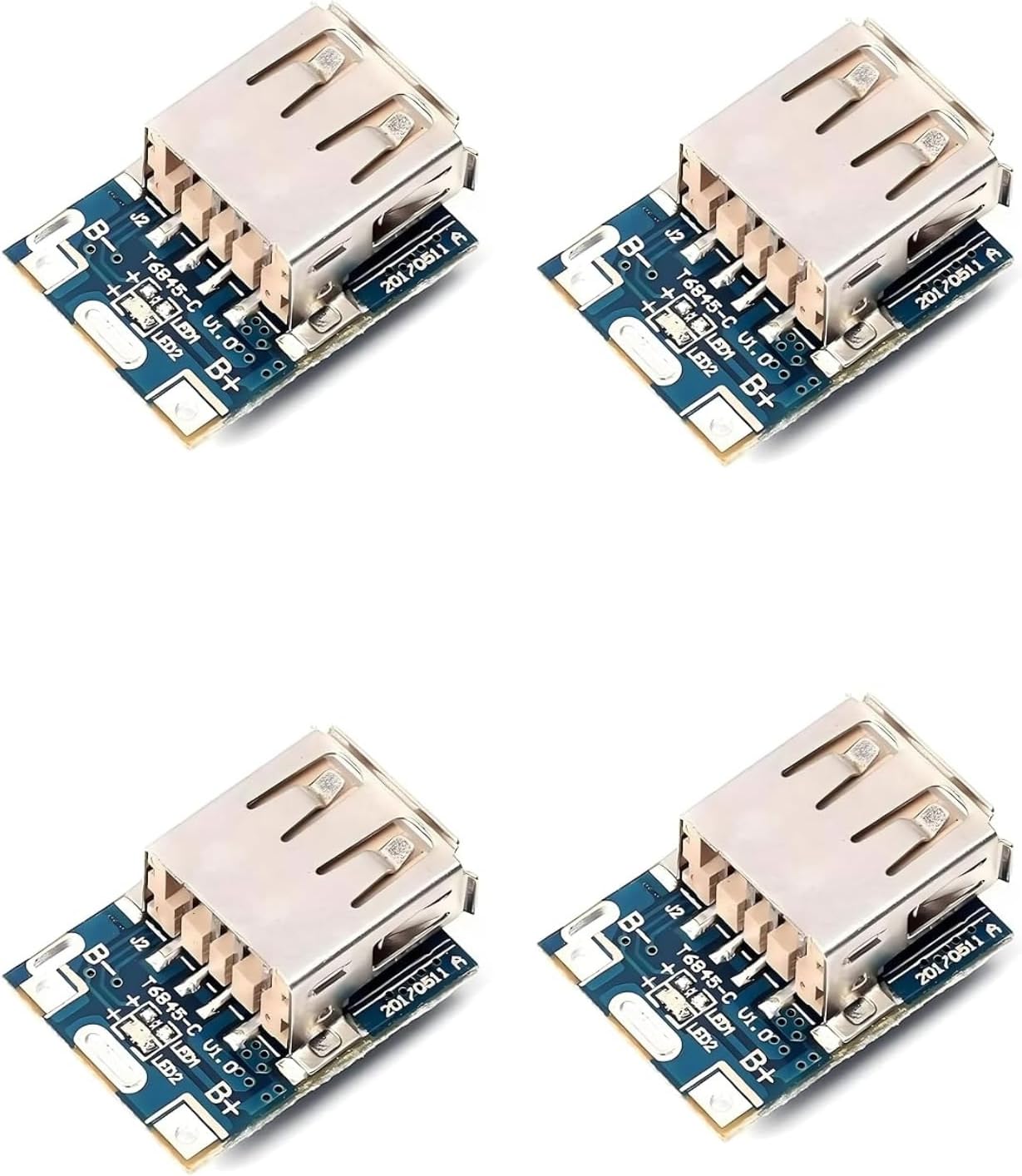 R&D T6845 Power Bank 5V 2A Charging Circuit Module Pack of (4) : Amazon ...