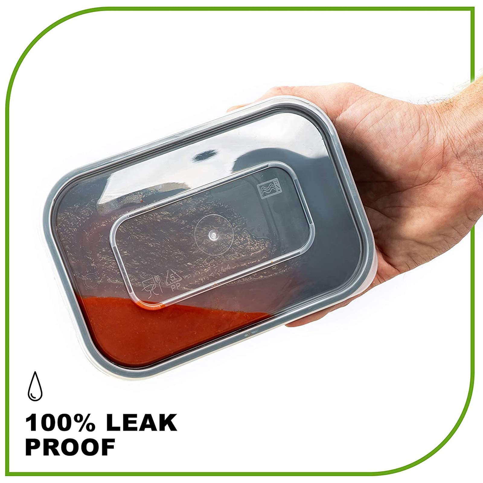 Snapklik.com : MORDEN MS 25 Pack Meal Prep Containers, Reusable To-Go ...