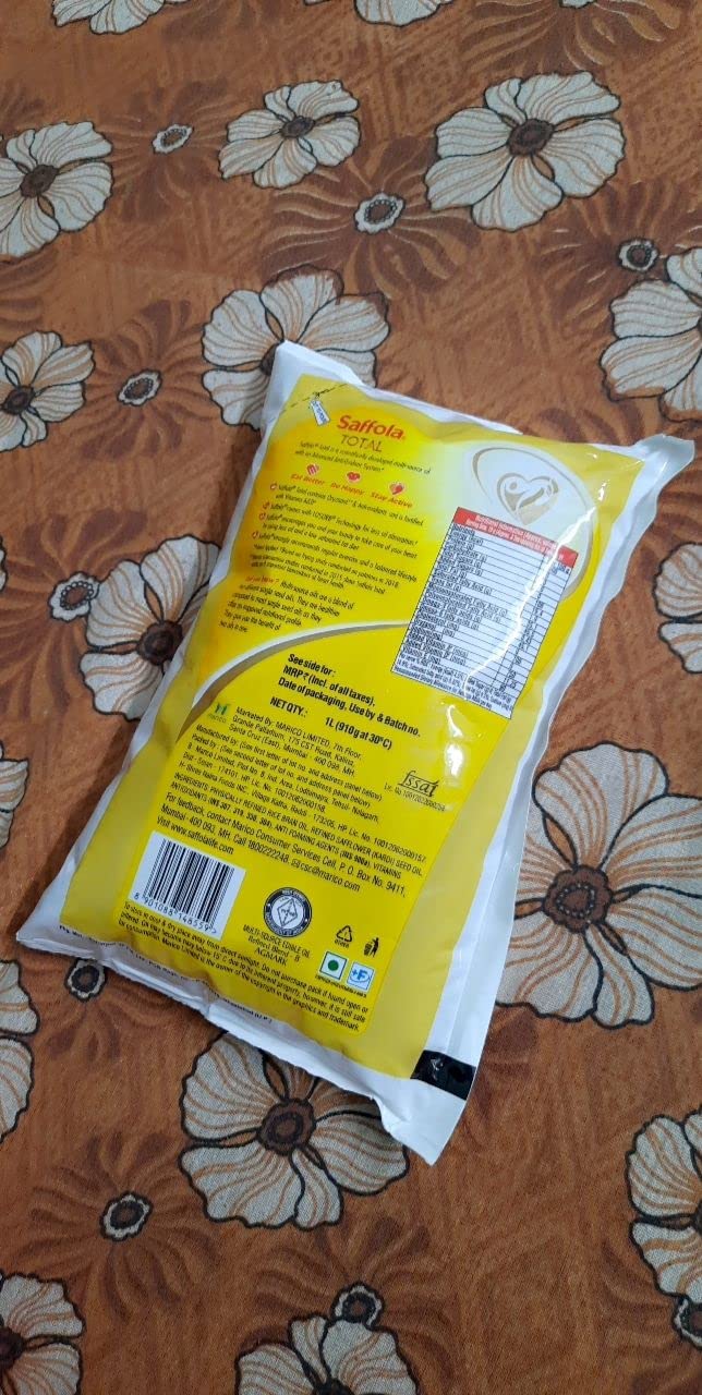 Saffola Total Oil | Heart Pro | Multi source Edible Oil (Blend of ...