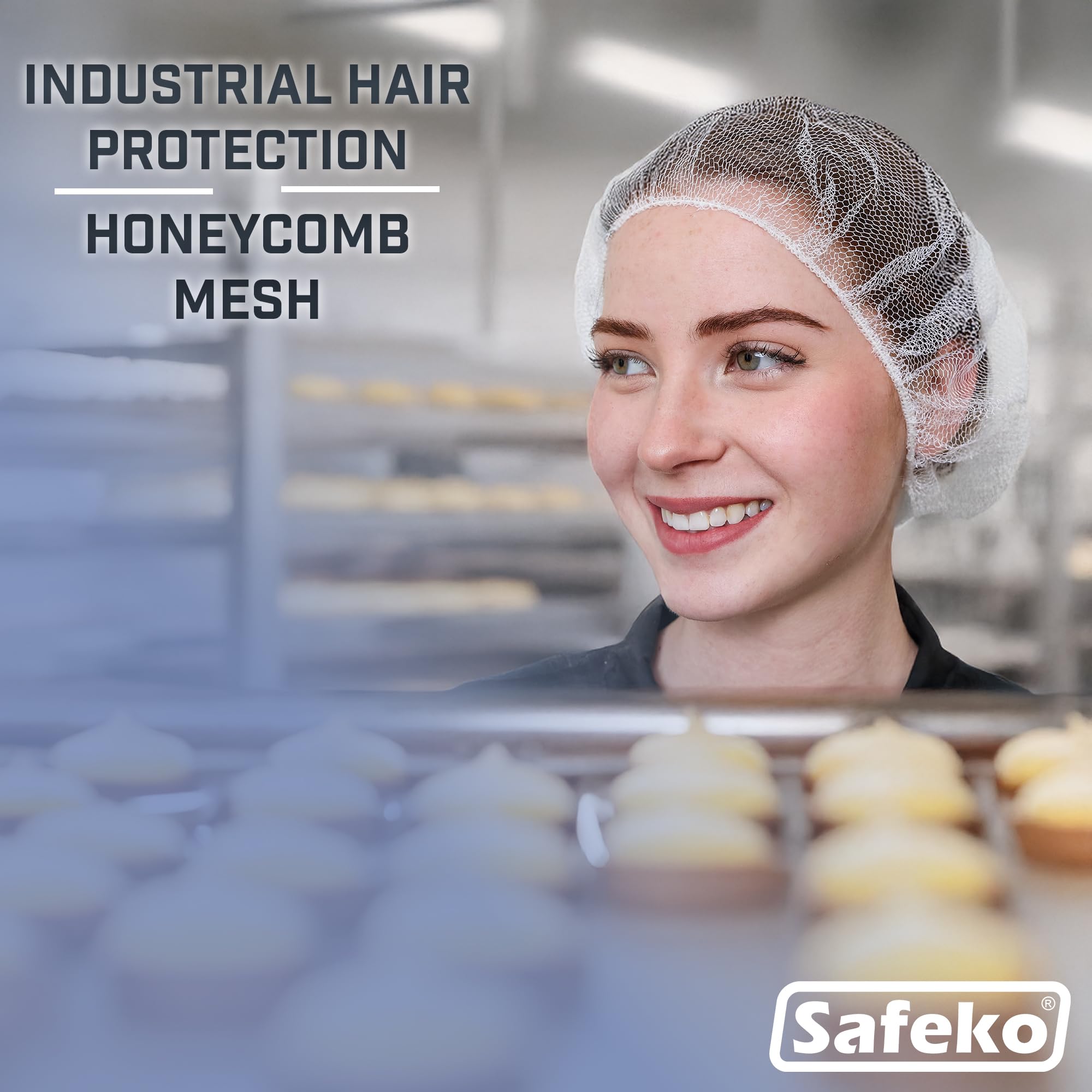 Snapklik.com : Disposable Honeycomb Nylon Hair Nets Breathable 100 ...