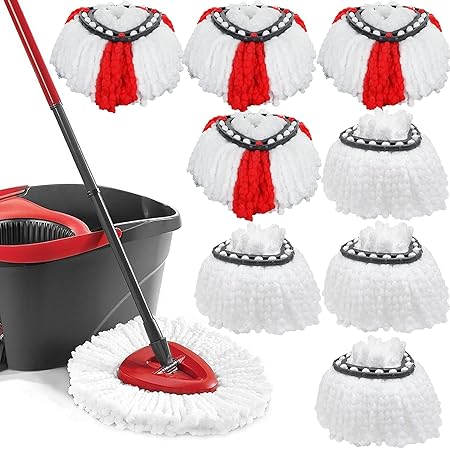 Amazon.com: Spin Mop Bucket, 360 Spin Mop and Bucket System with 3 Mop ...