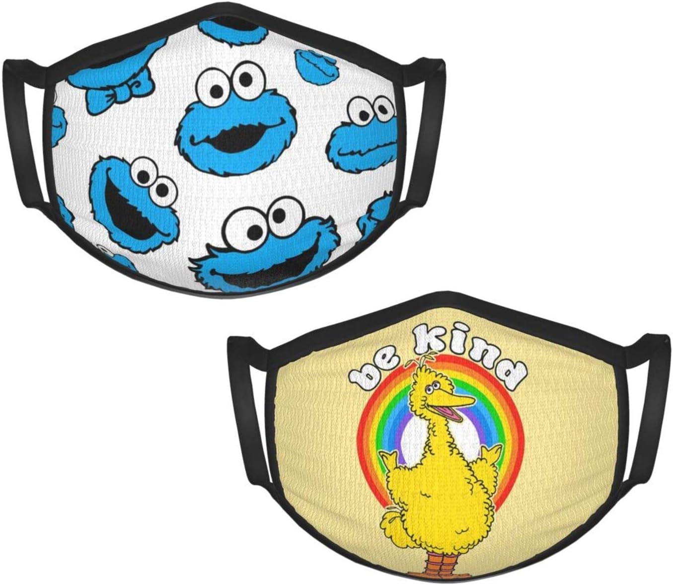 Amazon.com: SOMEONE IRIDESCENT 2 Pcs Ses-Ame Str-Eet Merch Kawaii Face ...