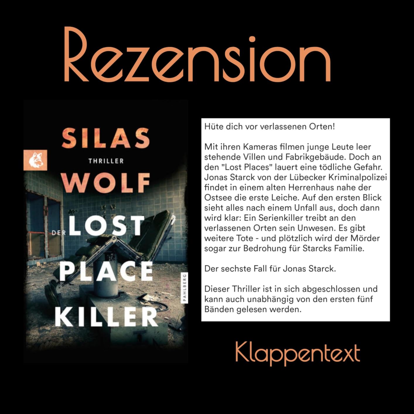 Der Lost Place Killer: Ein Fall für Jonas Starck 6 (Hörbuch-Download ...