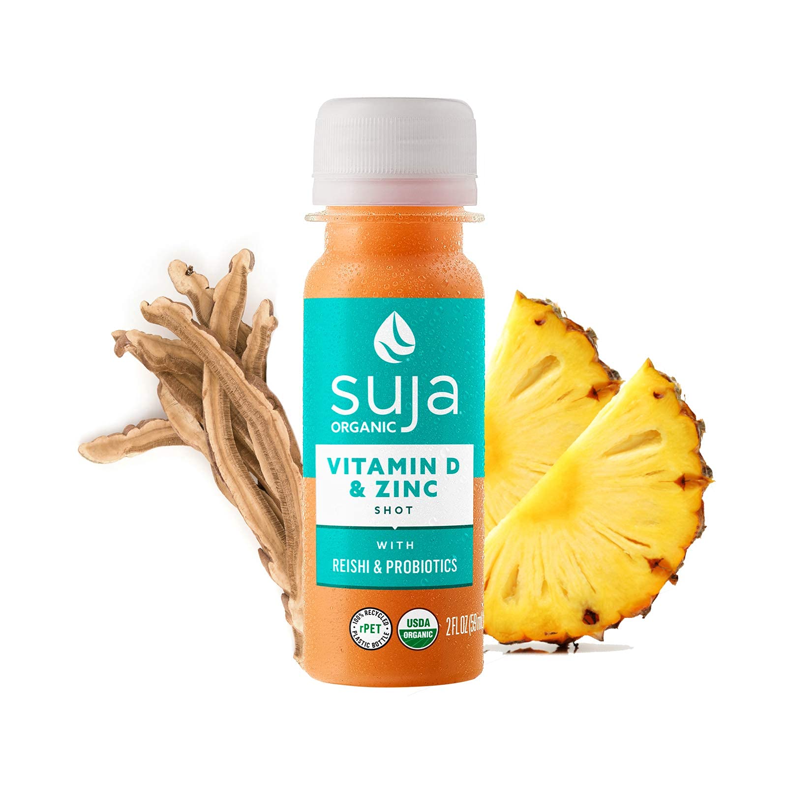 Buy Suja D with Zinc (30 Pack) Ginger, Turmeric, Reishi, Probiotics ...