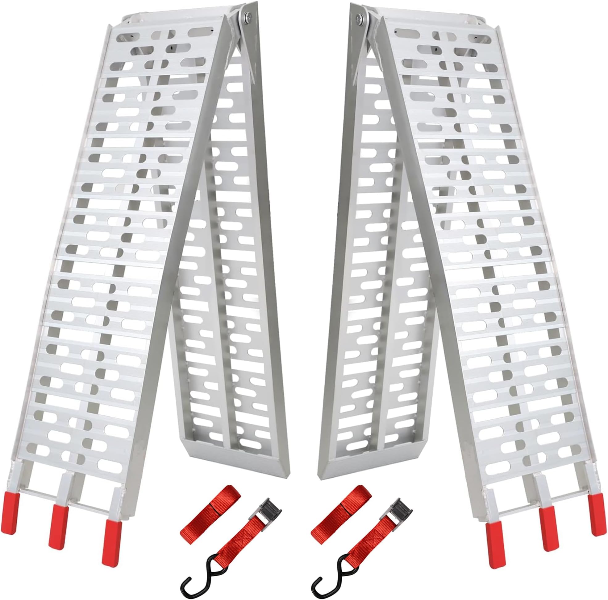 Amazon.com: VEVOR Aluminum Ramps, 1500 lbs Folding Loading Ramps for ...