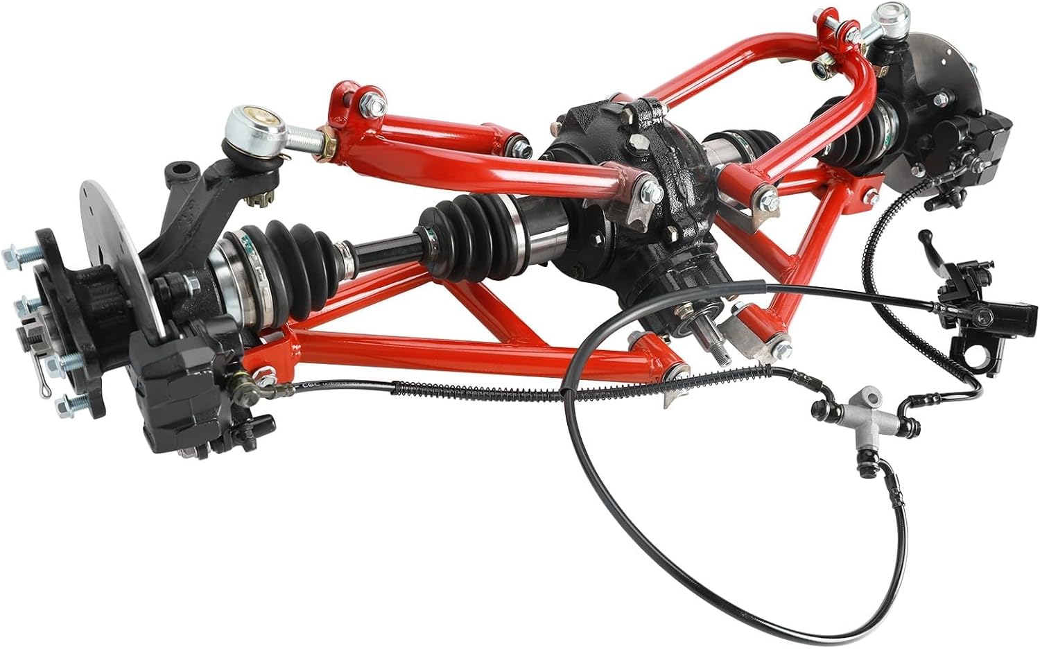 Amazon.com: Front Drive 4WD CV Axle Suspension Kit with Differential ...