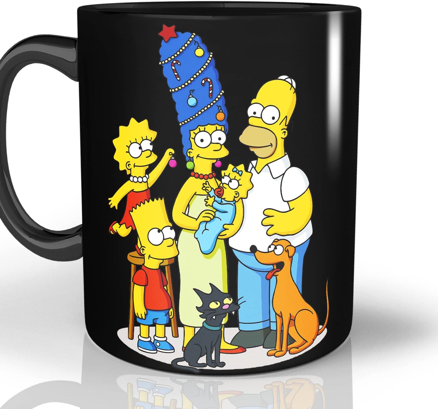 Amazon.com: Ceramic Mug Black Simp-sons Son Homer Lisa Friends Marge 11 ...
