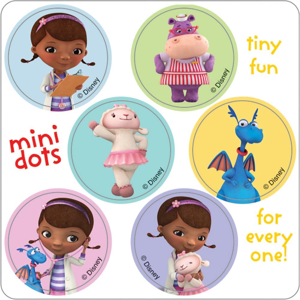 Amazon.com: Disney Studio Disney Doc McStuffins Stickers 4 Pack ~ 100 ...