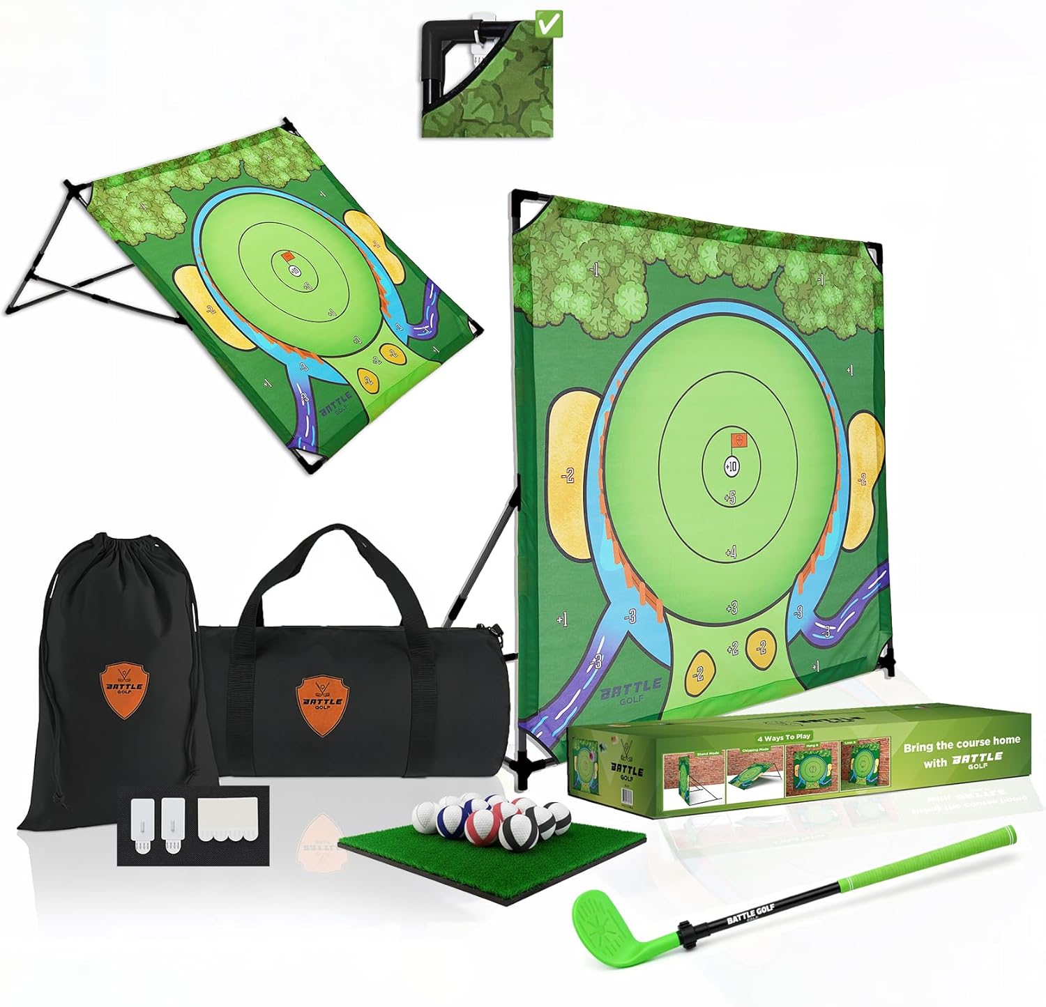 Amazon.com : Battle Golf Indoor Chipping Game – The Original Portable ...