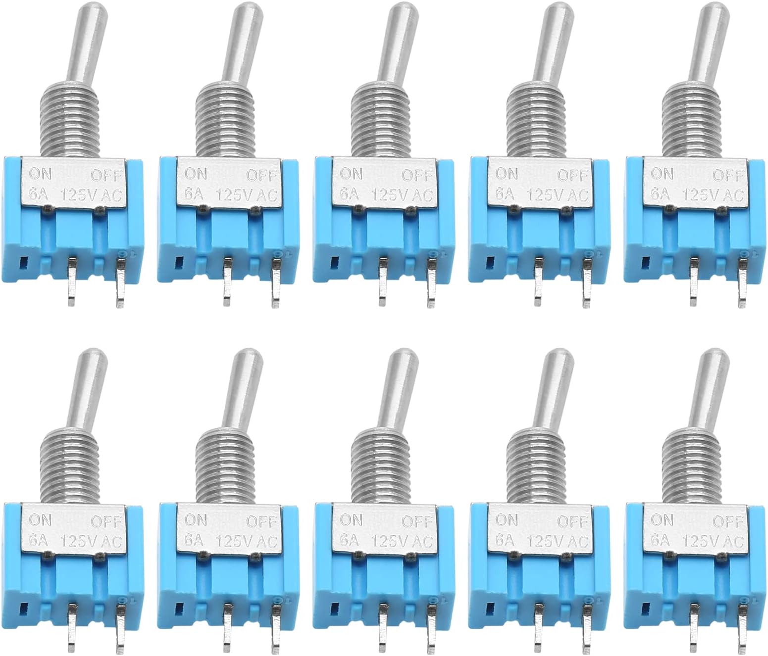 Mini Toggle Switch - DPDT On/Off Type: Electronic Component Toggle ...