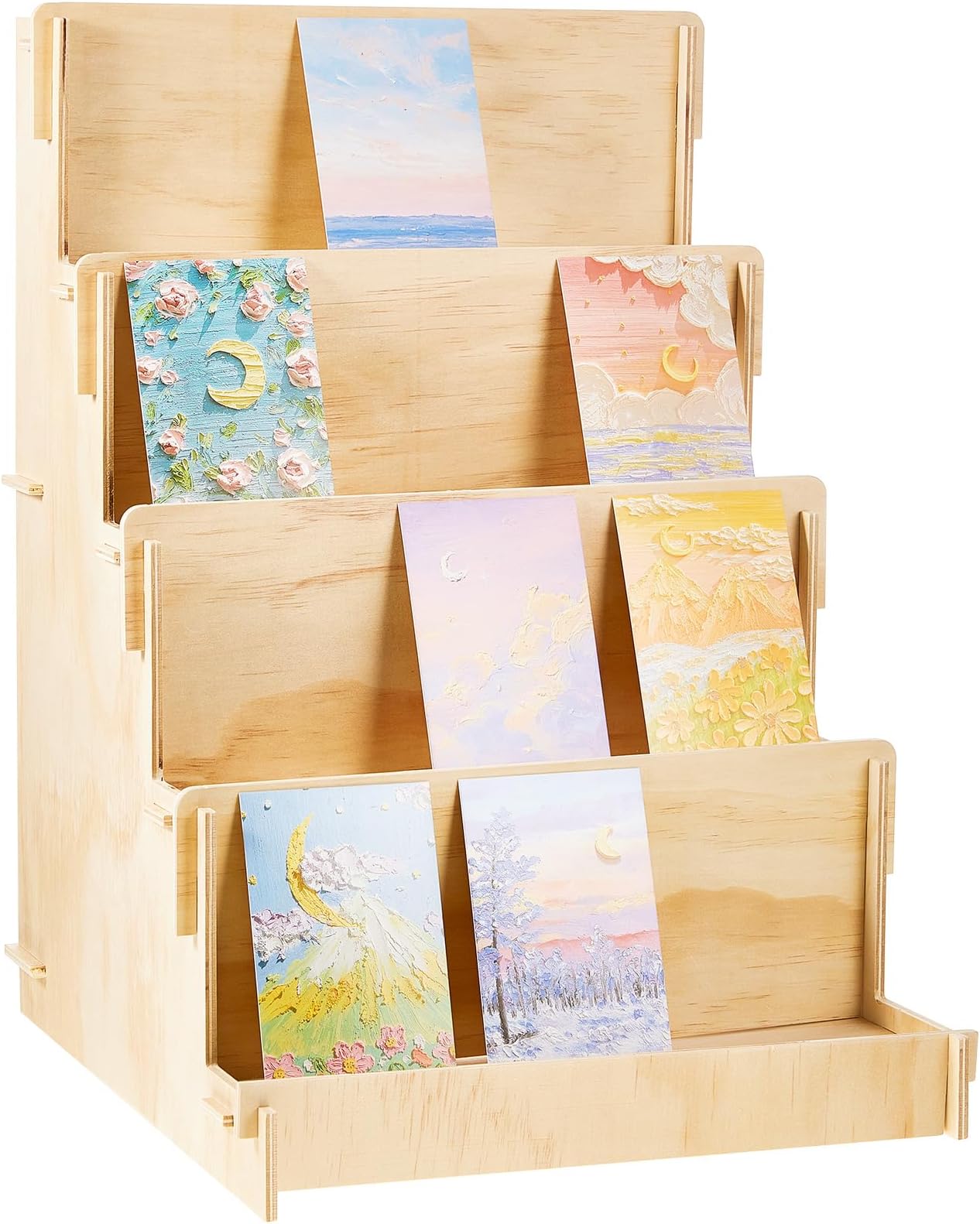 Amazon.com: Greeting Card Display Acrylic Sticker Display Stand for ...