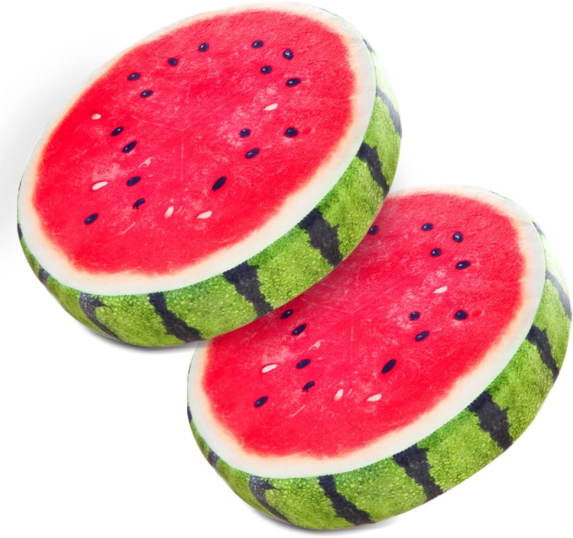 Amazon.com: HYSEAS Round Throw Pillows 14 Inch Watermelon, 3D Print ...