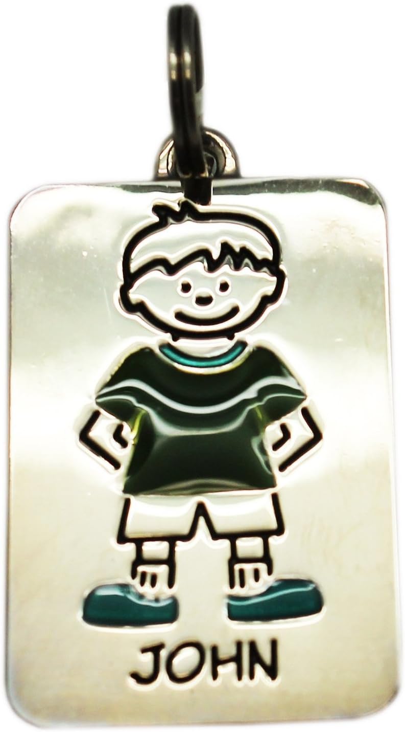 Amazon.com: John Name Tag Charm by Ganz : Office Products
