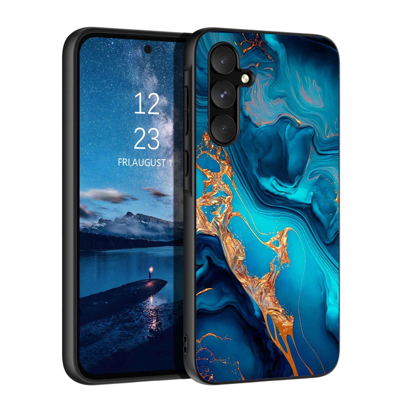 GaoBao for Samsung Galaxy A35 5G Case, Samsung A35 Case Glow in The Dark, Slim Hybrid Hard PC ...