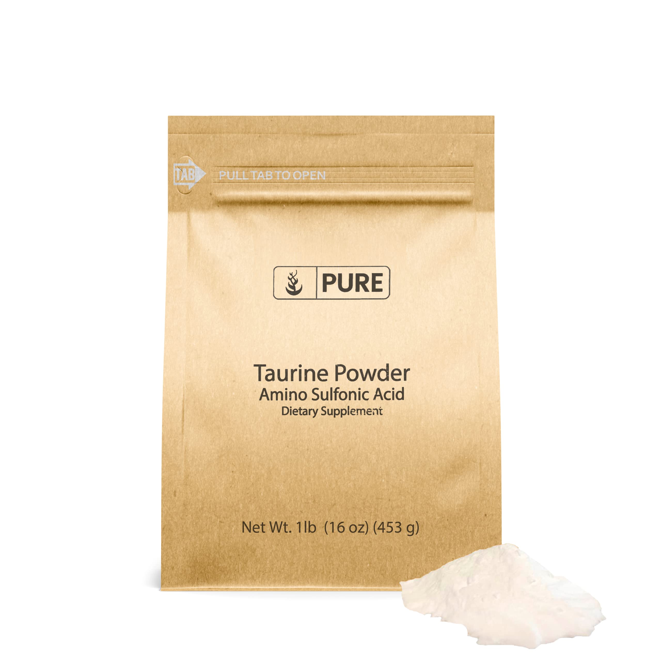 Amazon.com: PURE ORIGINAL INGREDIENTS Taurine Powder (1 lb) Dietary ...