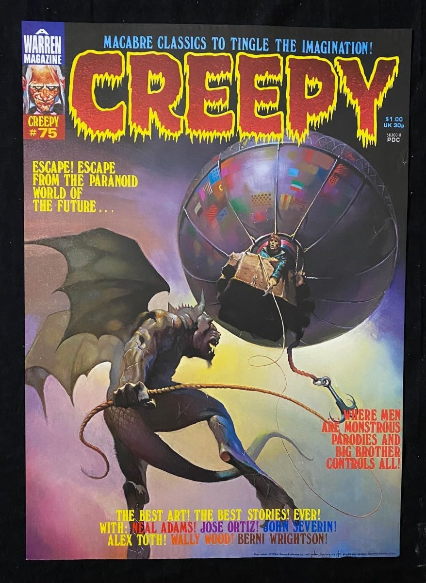Amazon.com: Creepy Magazine #75 20x28 Poster Warren Monster : N/A, N/A ...