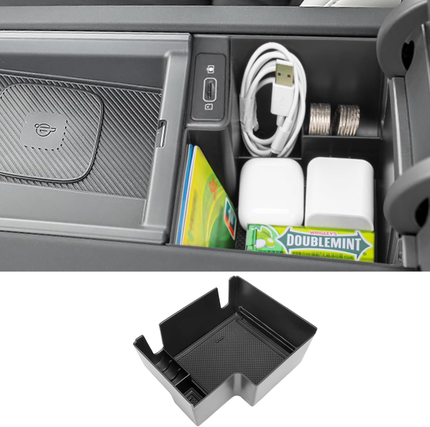 Amazon.com: Neepiar Center Console Organizer Compatible with 2024 Kia ...