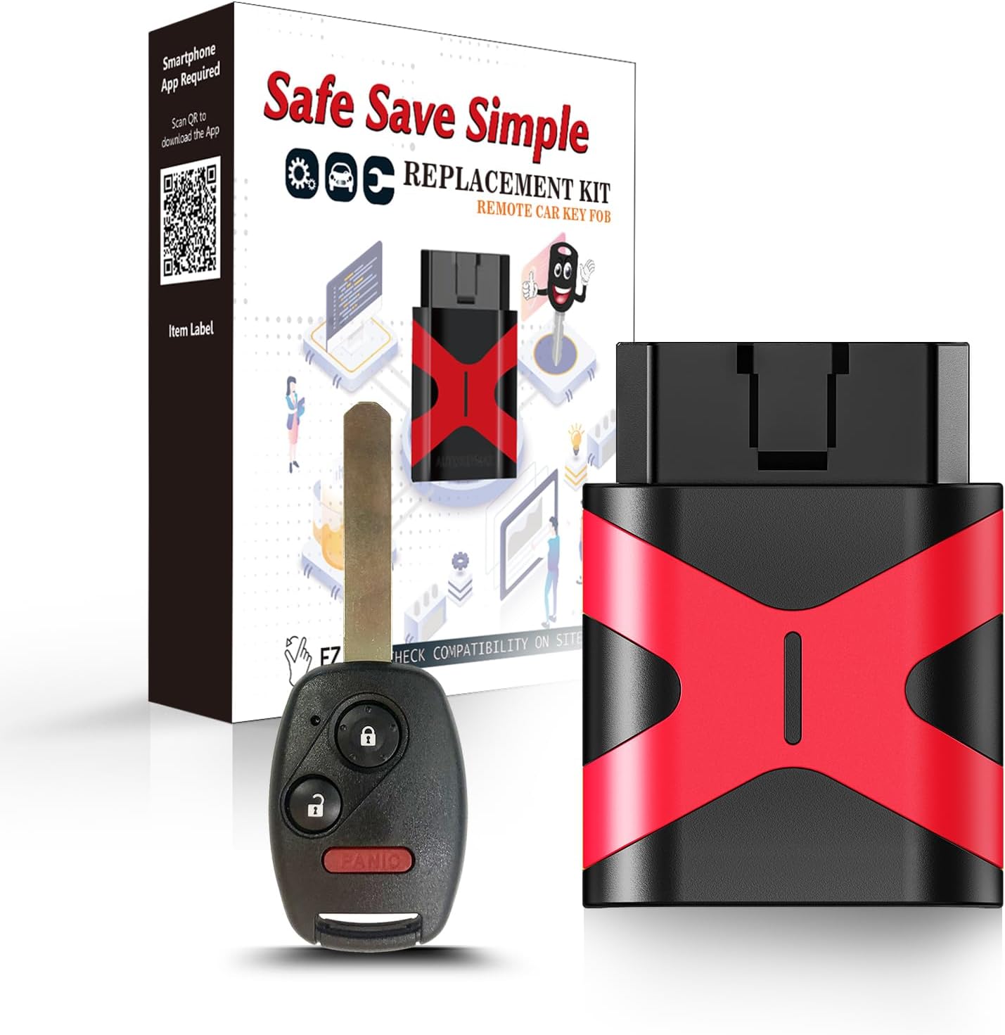 Amazon.com: Auto Key Max DIY Programmable Tool,Simple OBD2 car Key fob ...