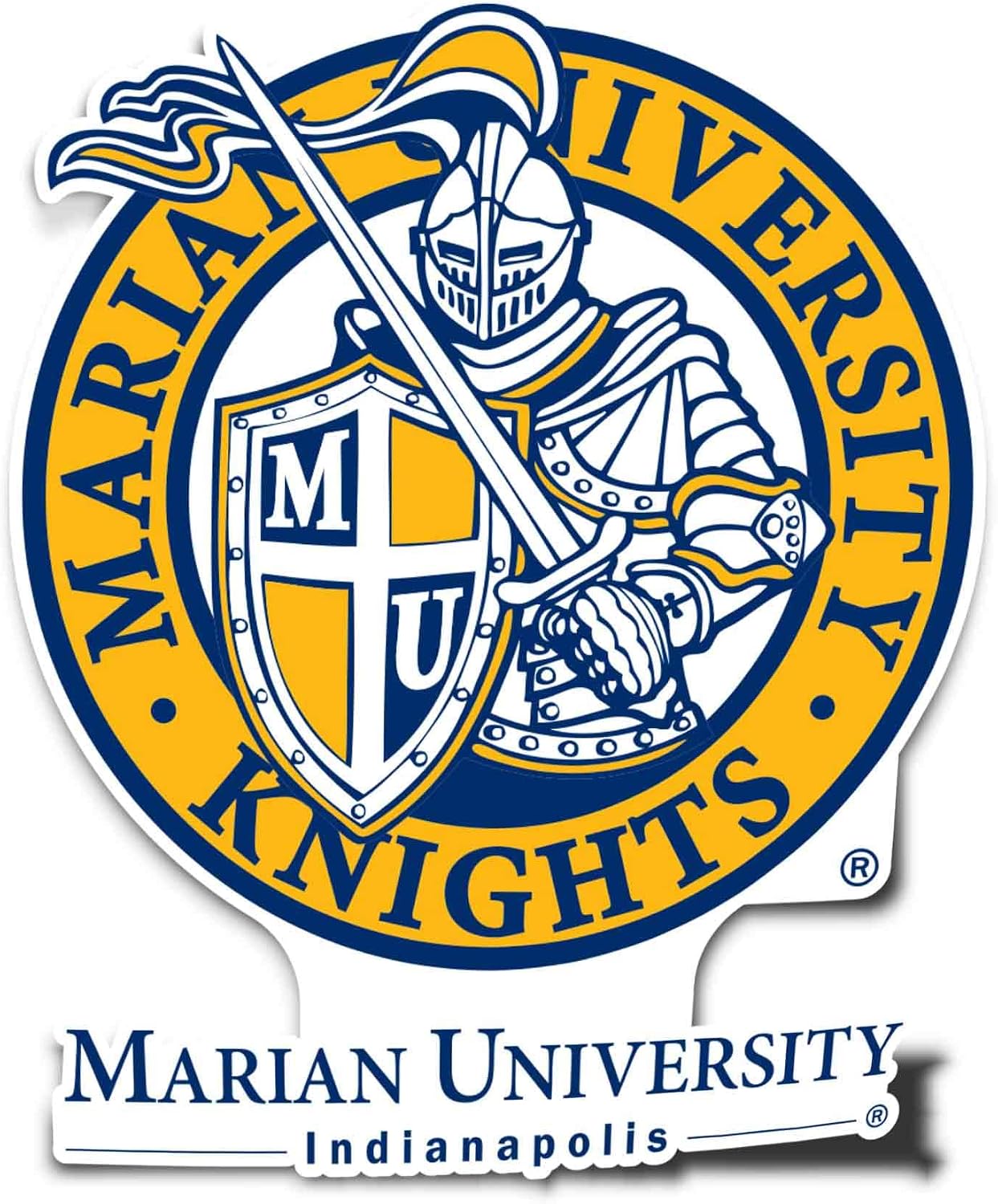Amazon.com: Desert Cactus Marian University Sticker (in) MU Knights ...