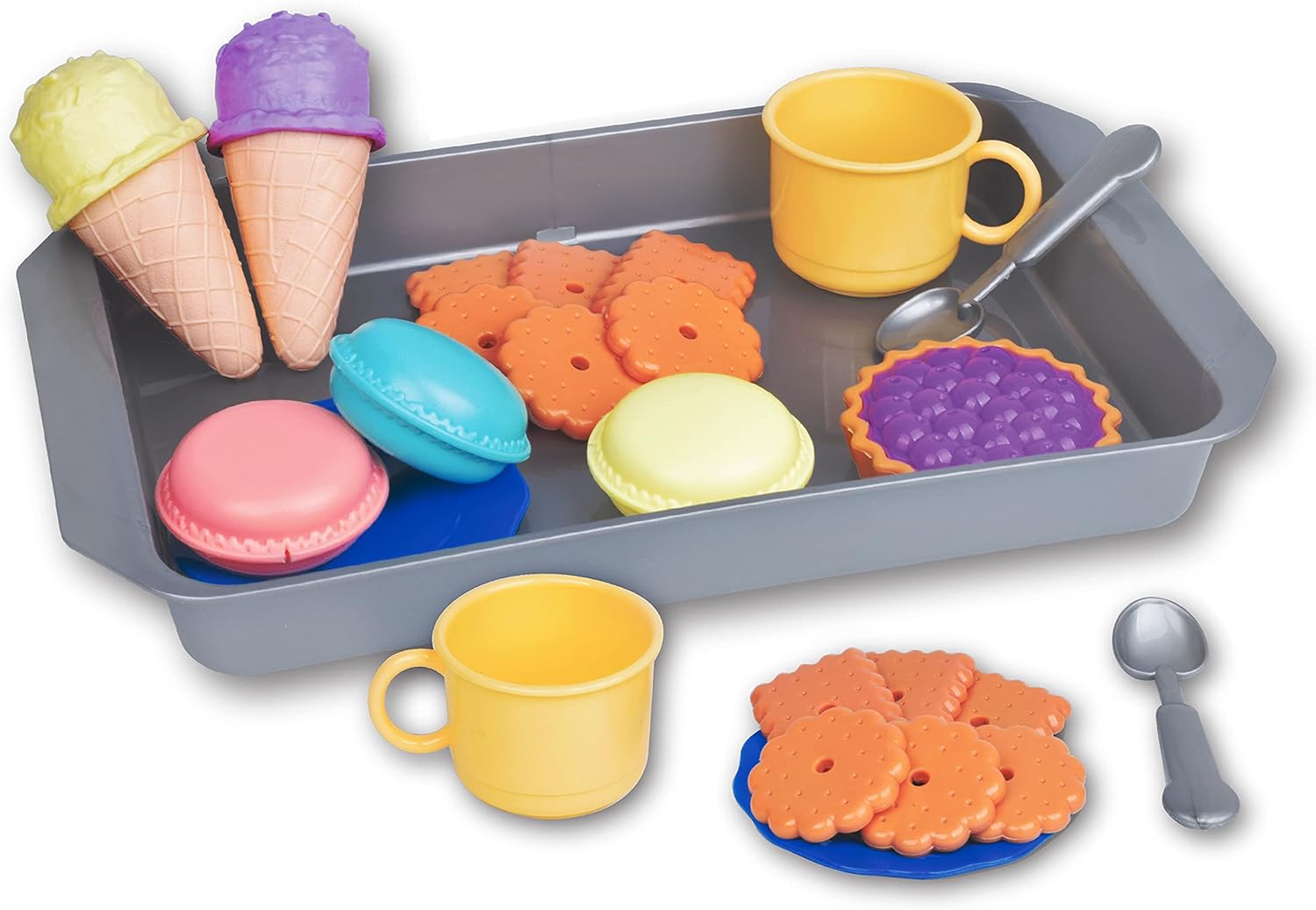 Amazon.com: Toy Chef Toddler Food Toys Pretend Playset Colorful Dessert ...