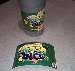 Amazon.com: Big Discoveries Trash Dice - Fast-Paced Family Dice Game | Exciting 2-Player Board ...