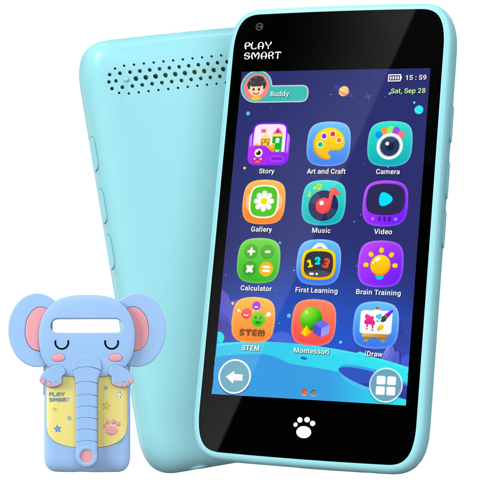 Amazon.com: Kids Toys Phone Christmas Birthday Gifts for 3 4 5 6 7 8 9 ...