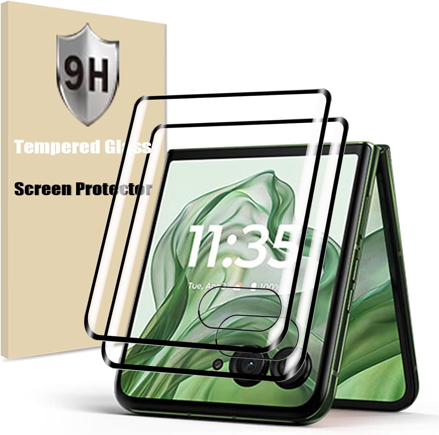Amazon.com: AFENGBOX 2 Pack for Motorola Razr Plus 2024 Front Screen ...