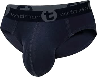 Amazon.com: Wildmant Big Boy Pouch Cotton Brief Black : Clothing, Shoes ...