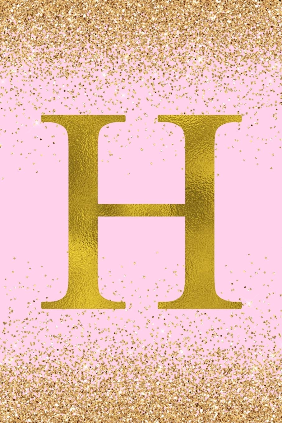 The Letter H In Glitter
