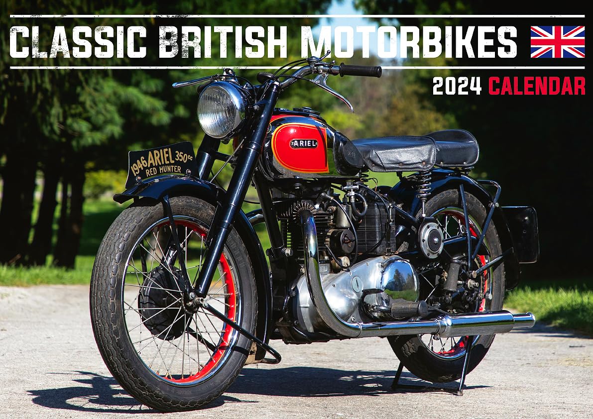 Classic British Motorbikes Calendar 2024 - Motorcycles: Amazon.co.uk ...