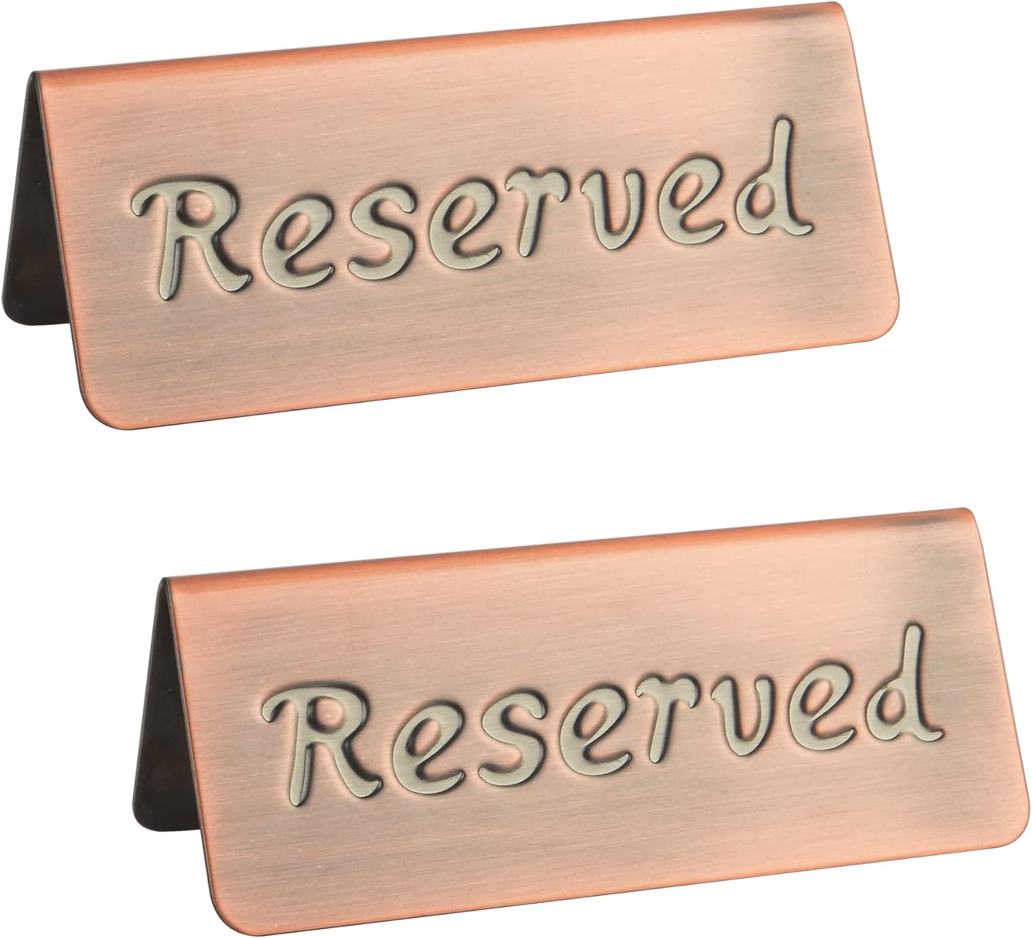 Amazon.com: 2 Pack Small Reserved Table Signs for Restaurants,Dinner ...