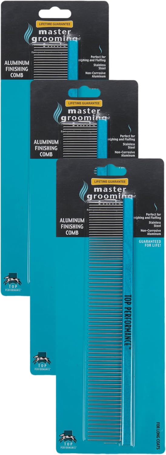 Amazon.com: Master Grooming Tools Aluminum Finishing Comb — Versatile ...