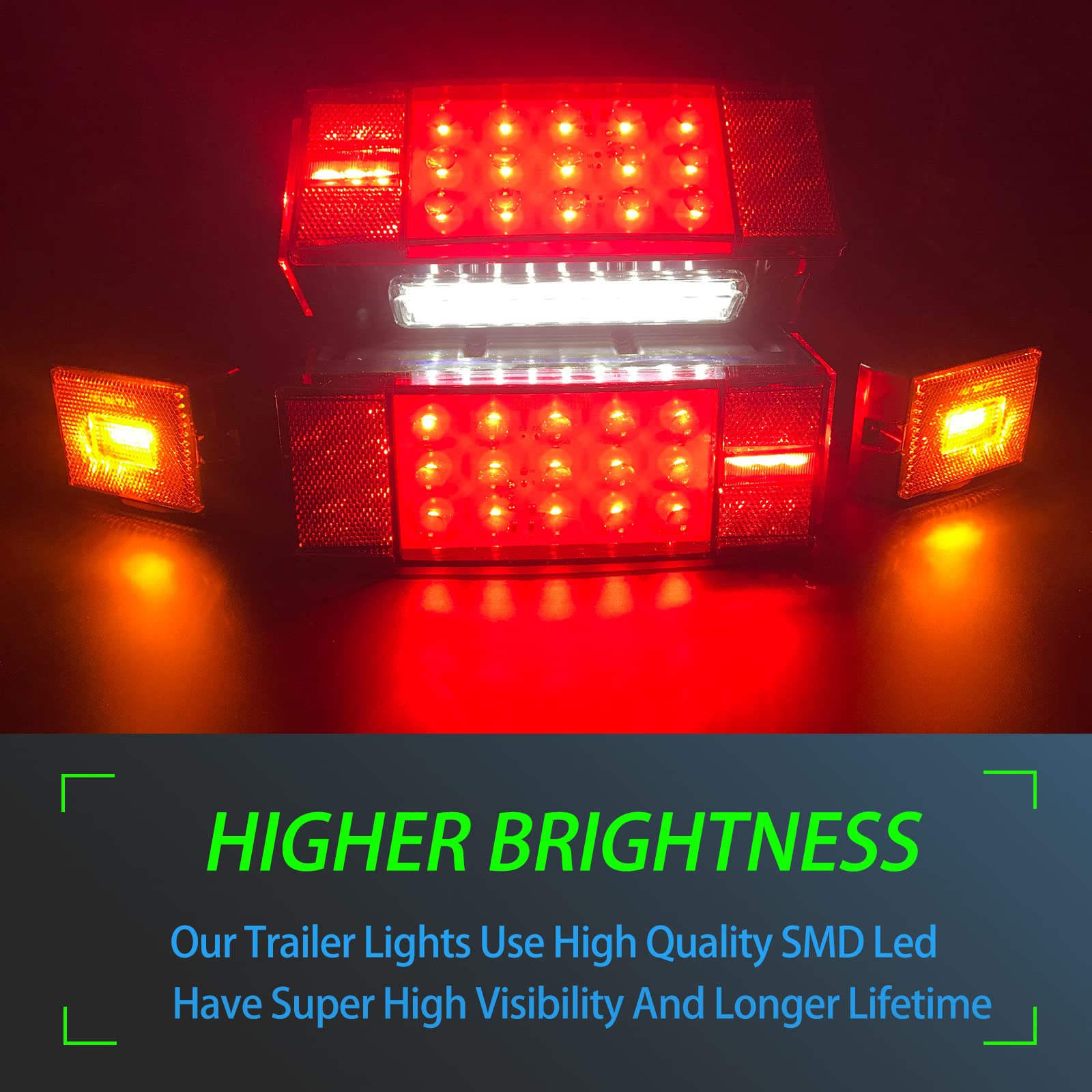 Pilotos Traseros Remolque Led Luc LED Impermeabl Para Remolque, Kit De ...