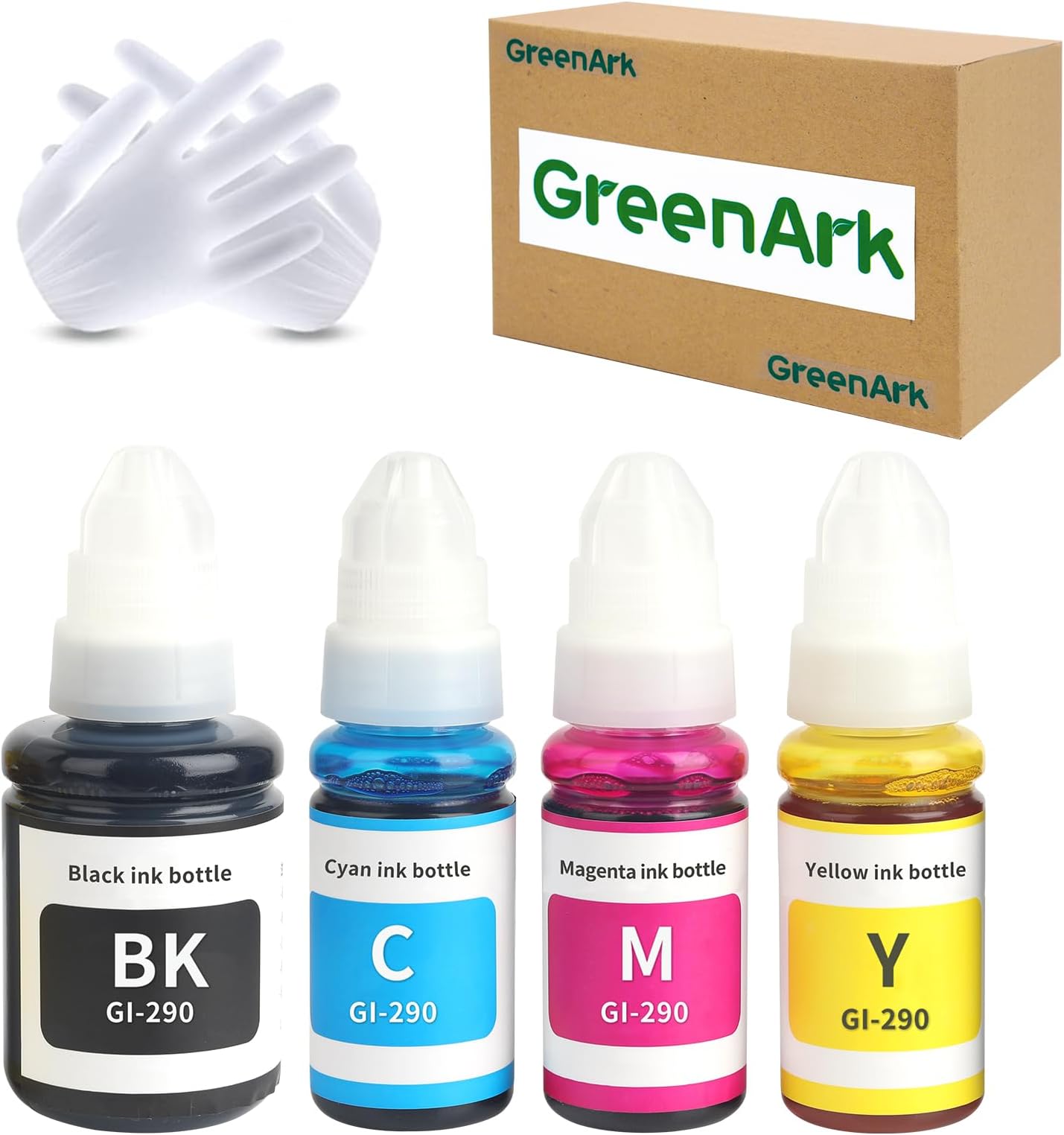 Amazon.com: GREENARK GI-290 GI290 Ink Compatible for Canon GI-290 ...