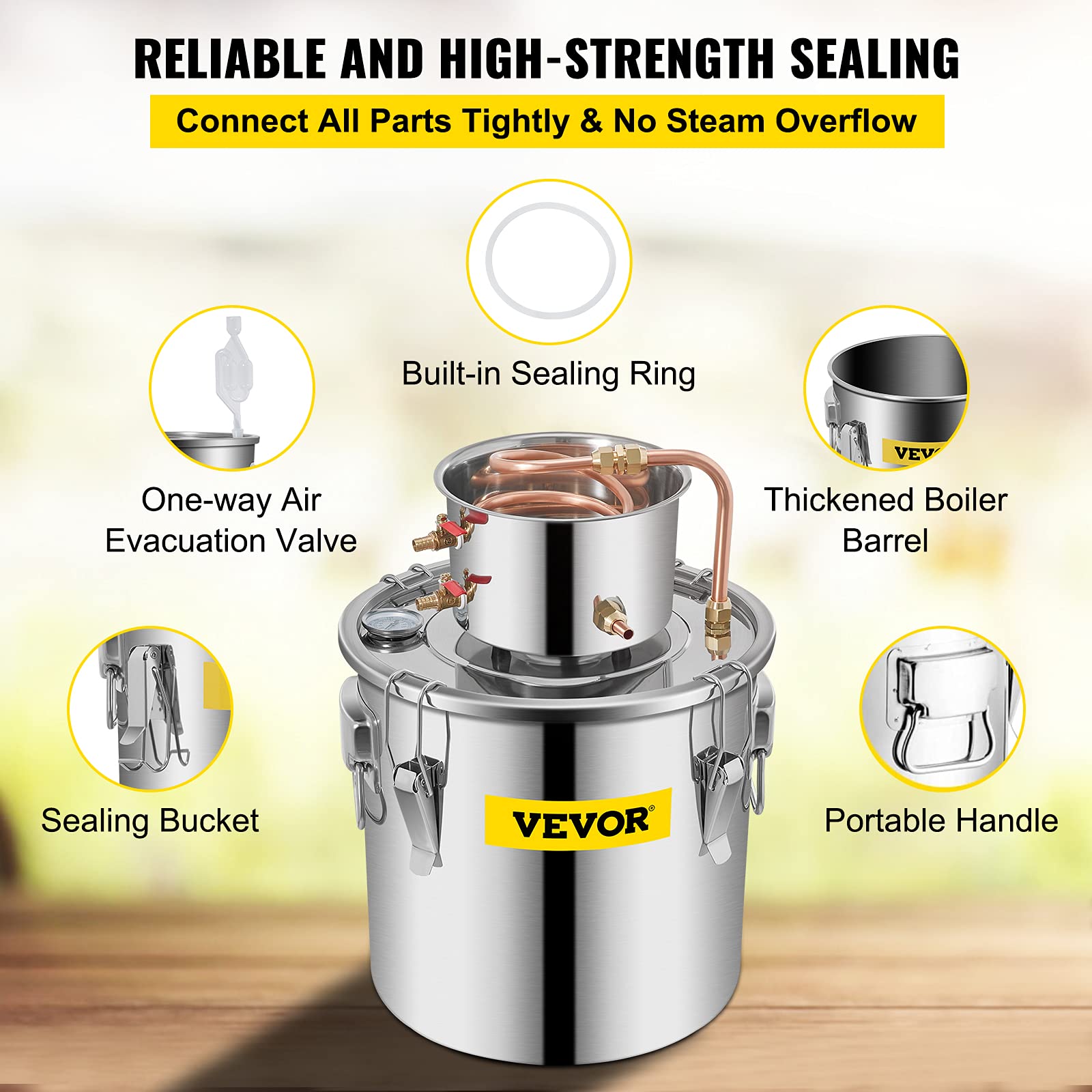VEVOR Moonshine Still 9.6Gal...B07TNR4QF1 | Encarguelo.com