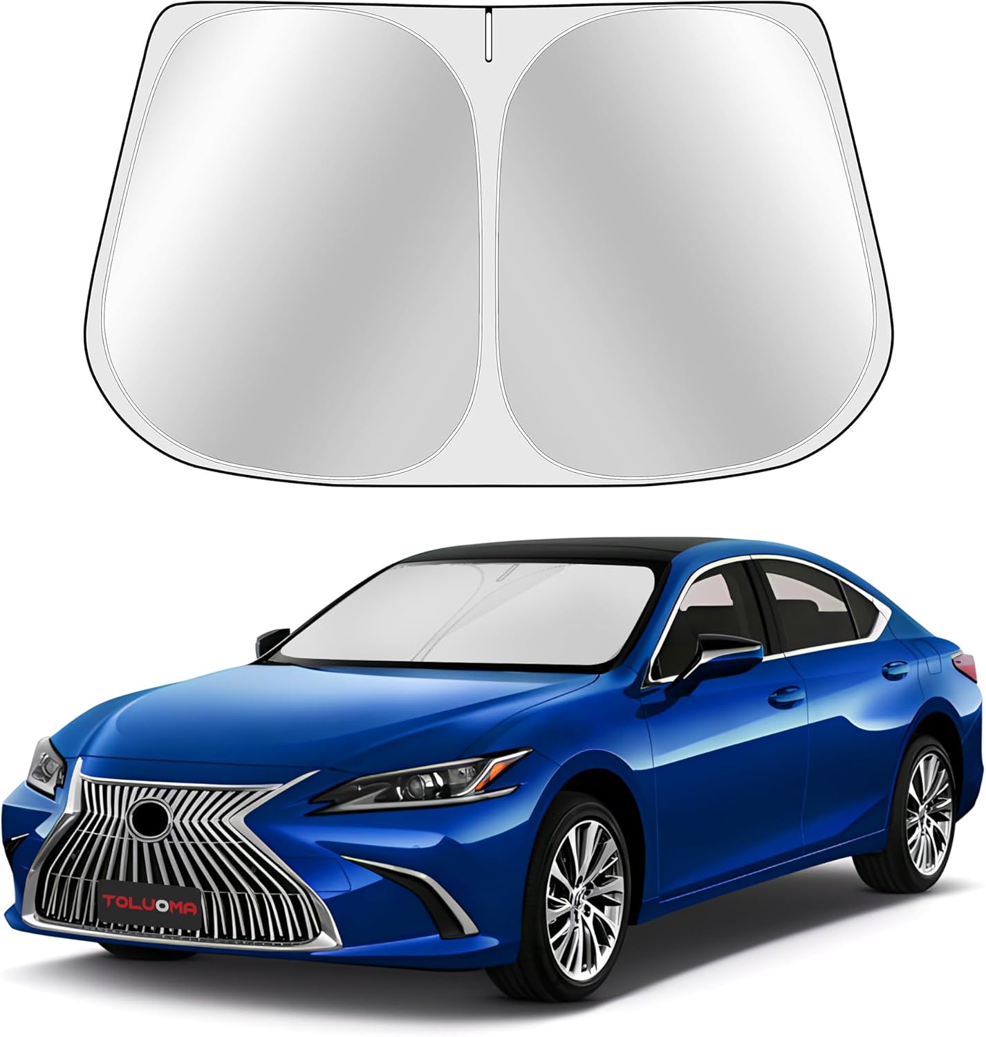 Amazon.com: Toluoma Custom Fit Windshield Sun Shade for Le-xus ES Sedan ES250 ES300h ES350 2019 ...