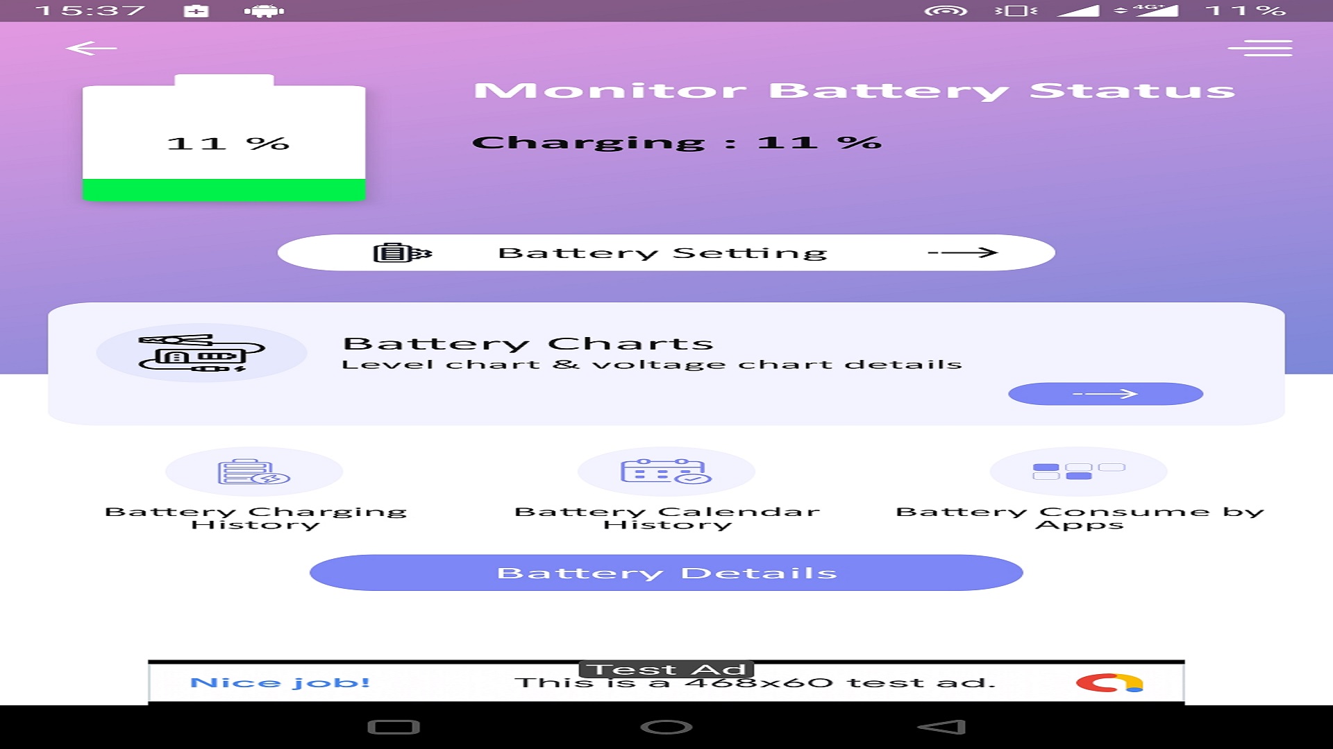 Battery Status Monitor:Amazon.de:Appstore for Android