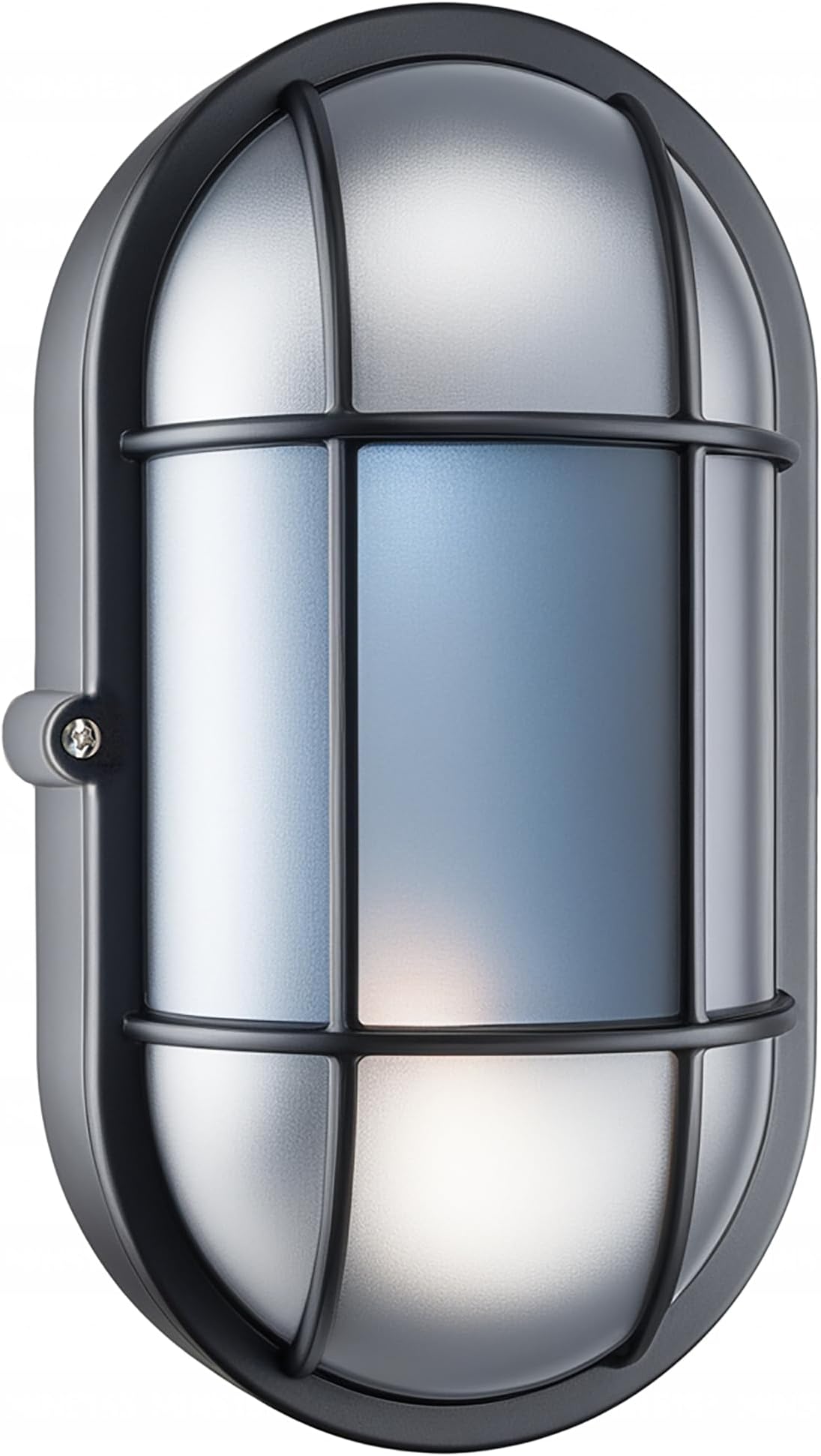 EBION Bulkhead Light E27, Grid Oval Bulkhead Wall Light Outdoor, Max ...
