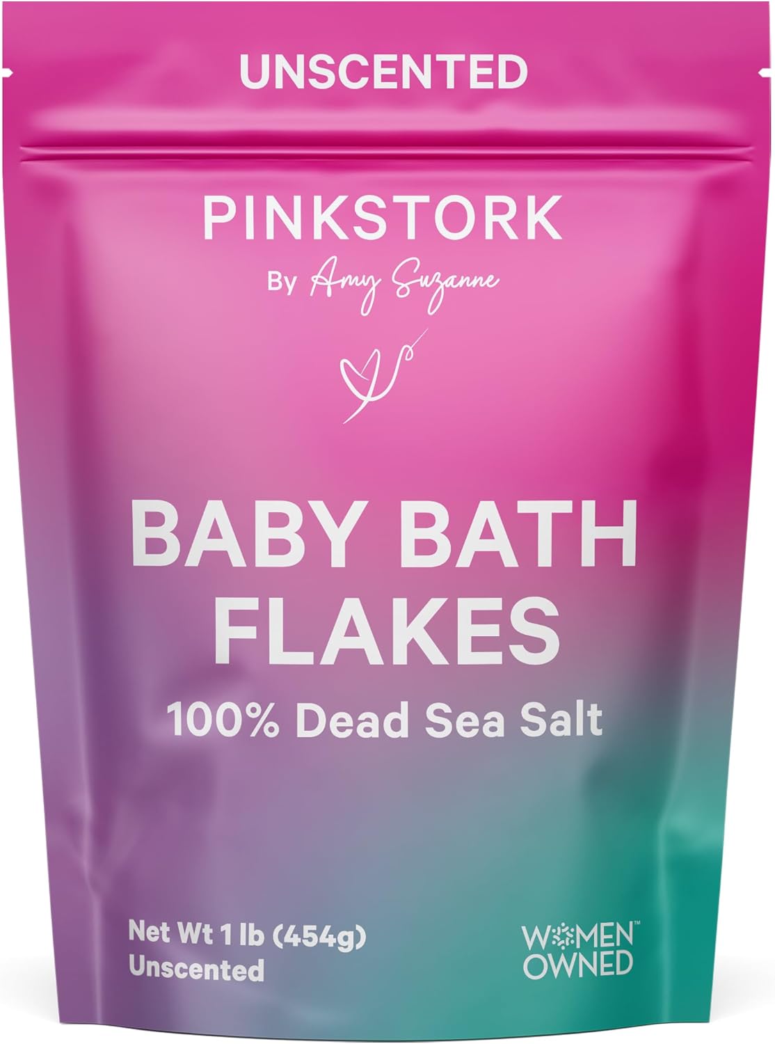 Amazon.com: Pink Stork Baby Bath Flakes, Calming Fragrance Free ...