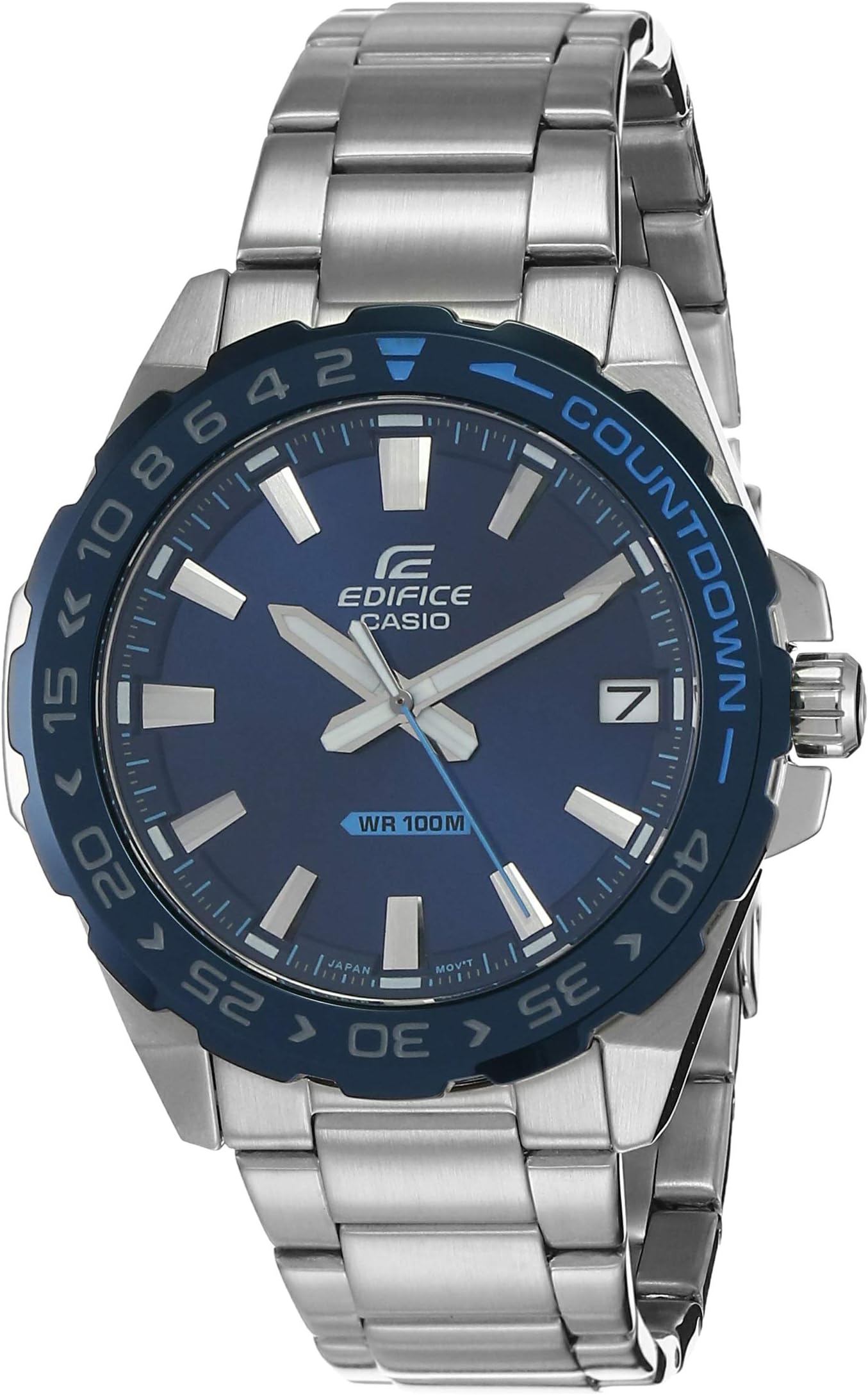 Casio Edifice Analog Blue Dial Men's Watch : Amazon.in: Fashion
