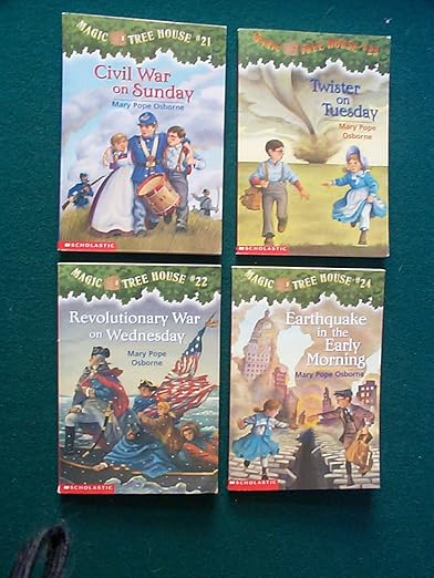 Magic Tree House, Books 21-24: Civil War on Sunday, Revolutionary War ...