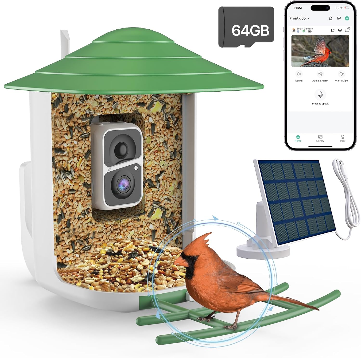Amazon.com : Smart Bird Feeder with Camera - Wireless Outside Birds ...